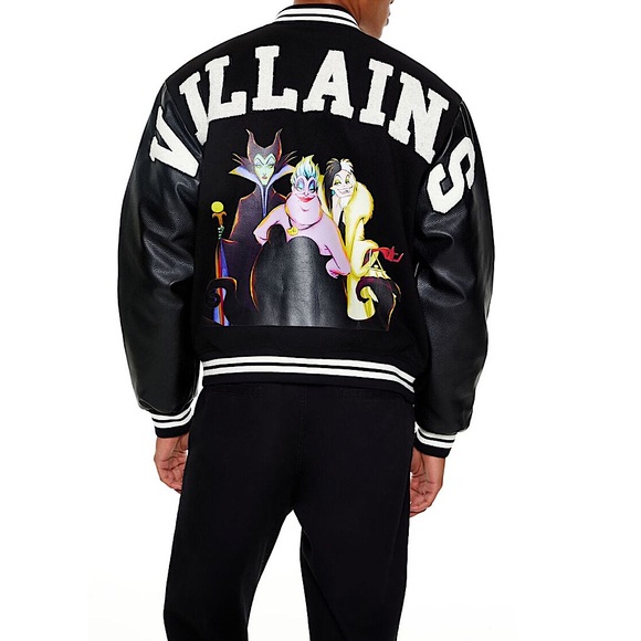 Disney | Jackets & Coats | Mens Disney Villains Halloween Letterman ...